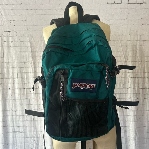Jansport | Bags | Vintage Jansport Backpack Forest Green Made In Usa ...